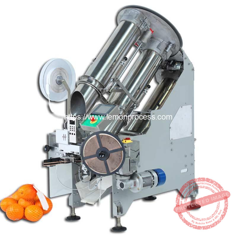 Full Automatic Mesh Bag Clipping Packing Machine - Lemon Peeling ...